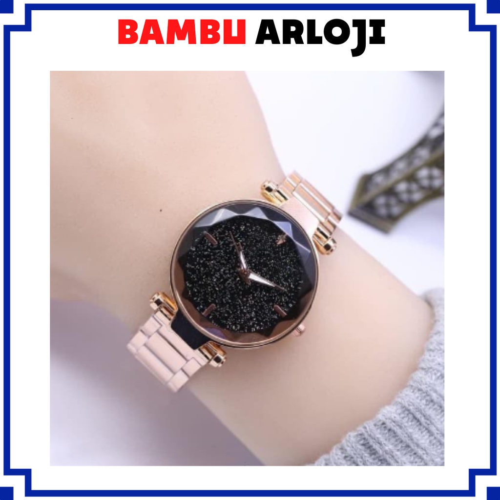 Jual BAJ JAM TANGAN WANITA RANTAI GROSIR MAGNET KOREA FASHION COUPLE PRIA RB002 | Shopee Indonesia