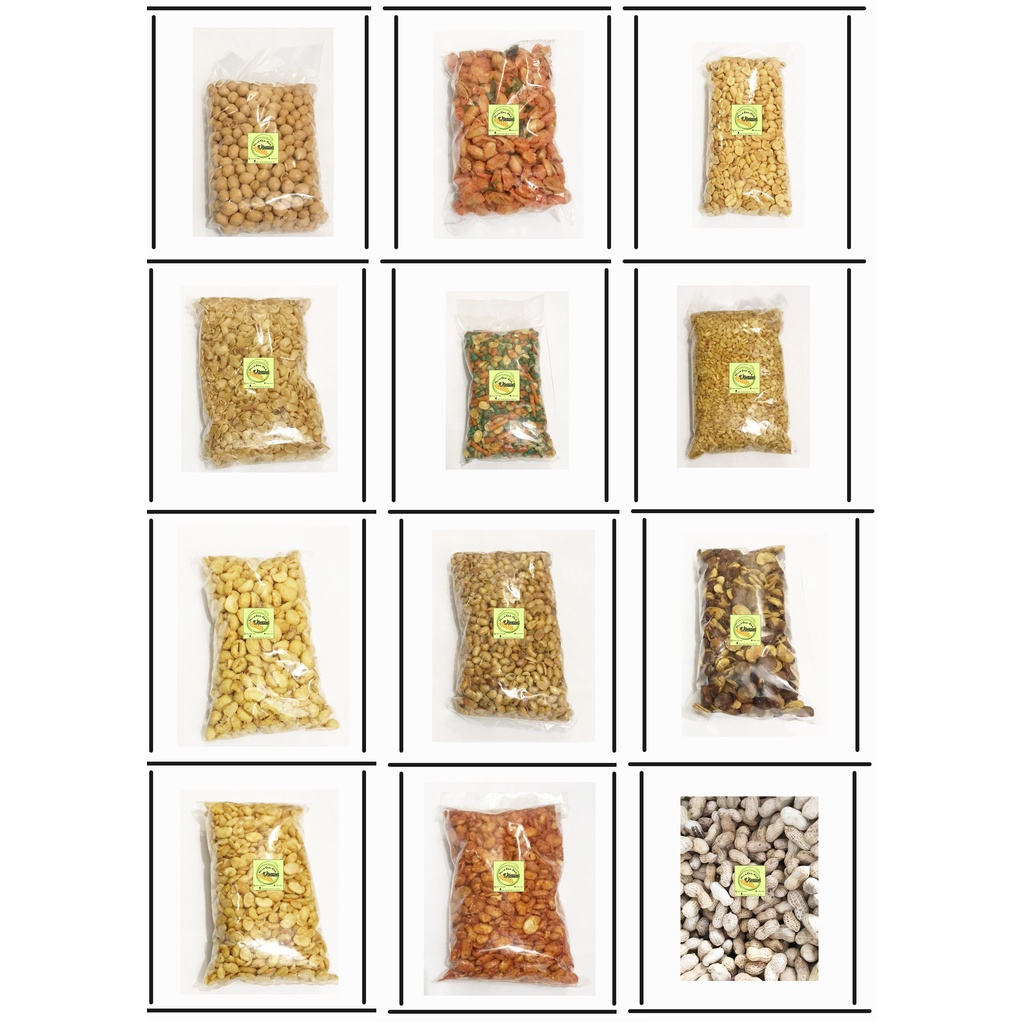 Jual Aneka Kacang 500gr - Berbagai Macam Kacang Kacangan - Snack ...