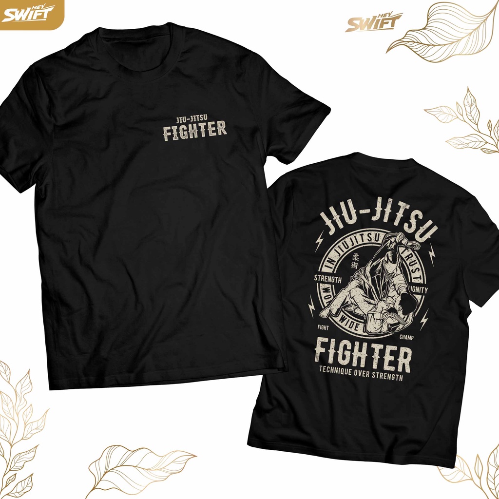 Jual KAOS Jiu Jitsu Fighter BJJ Brazilian jiu jitsu MMA TSHIRT BAJU DISTRO | Shopee Indonesia