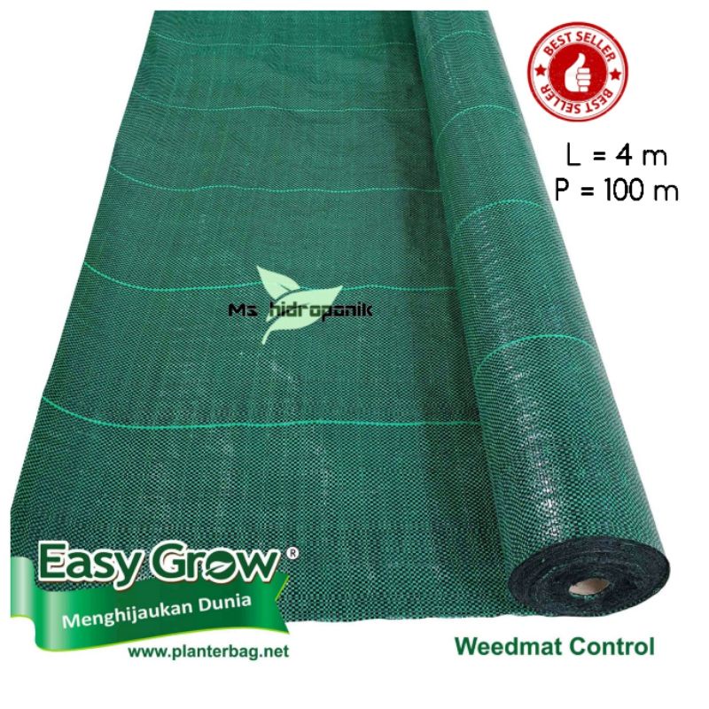 Jual weedmat control ukuran 4x100 meter easy grow | Shopee Indonesia