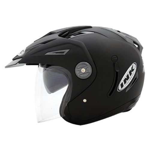 Jual HELM INK T1 3 PILIHAN WARNA SOLID / DOUBLE VISOR / HALF FACE ...