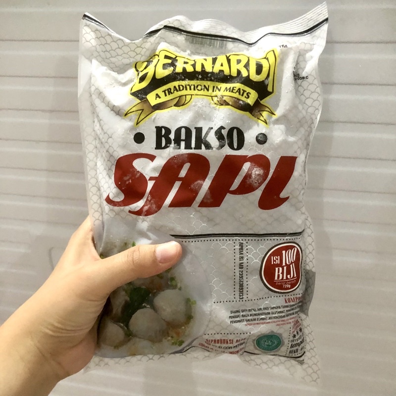 Jual Bakso Sapi Kecil Bernardi 100pcs 720gr | Shopee Indonesia