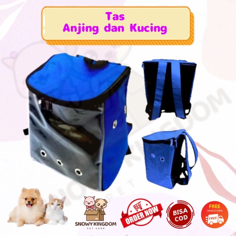 Jual tas hewan peliharaan carrier box hewan tas kucing dan anjing kelinci | Shopee Indonesia
