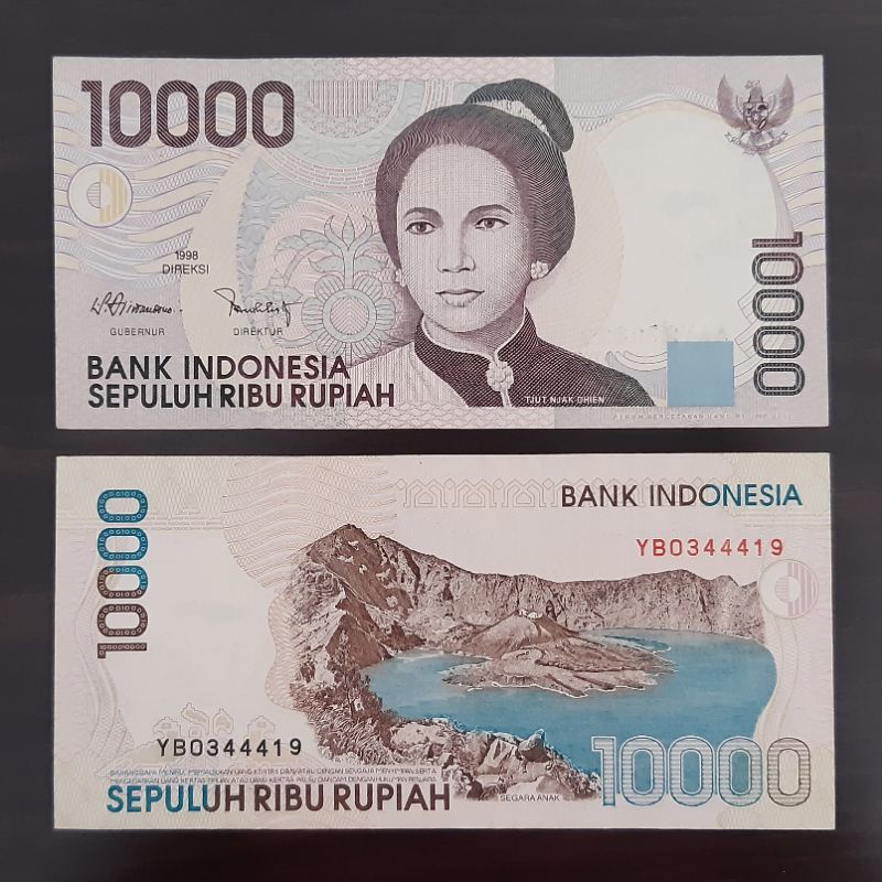 Jual Uang kuno 10000 Rupiah Cut Nyak Dien 1998 | Shopee Indonesia