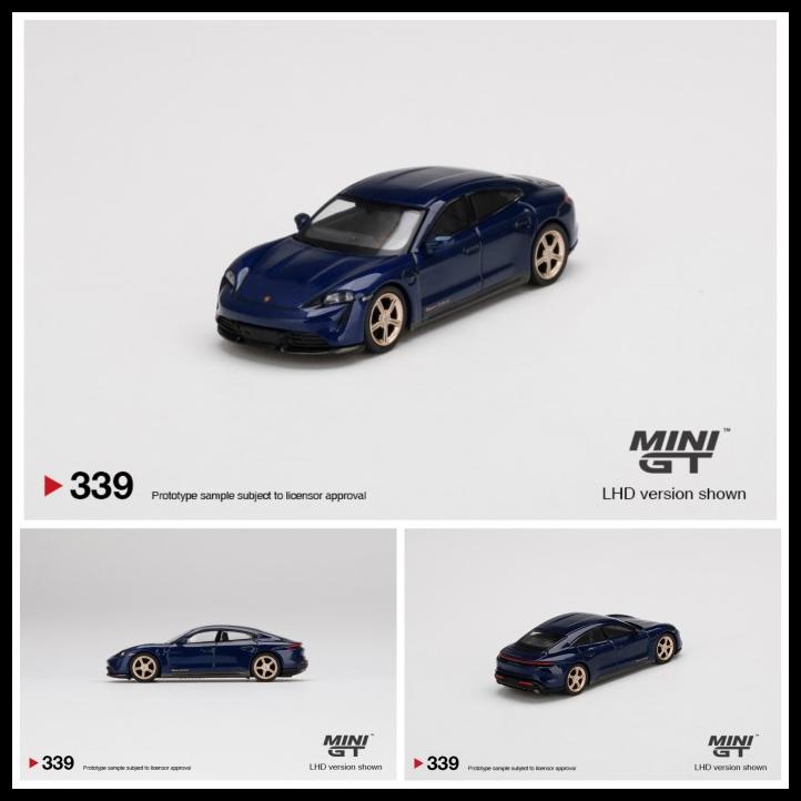 Jual Mini Gt Minigt Porsche Taycan Turbo S Gentian Blue Metallic Mgt ...