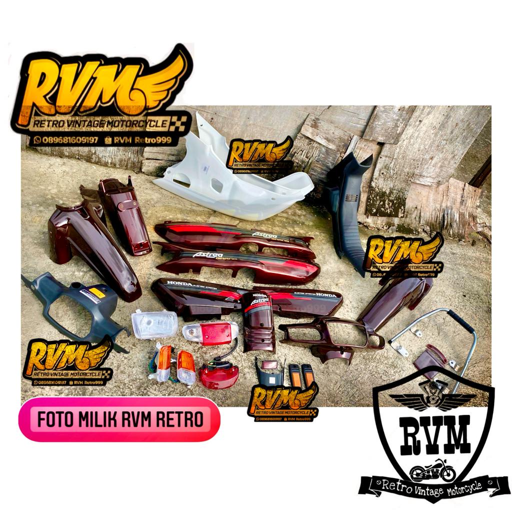 Jual Paket body Grand Impressa tahun 97 merah hati full set cover body ...