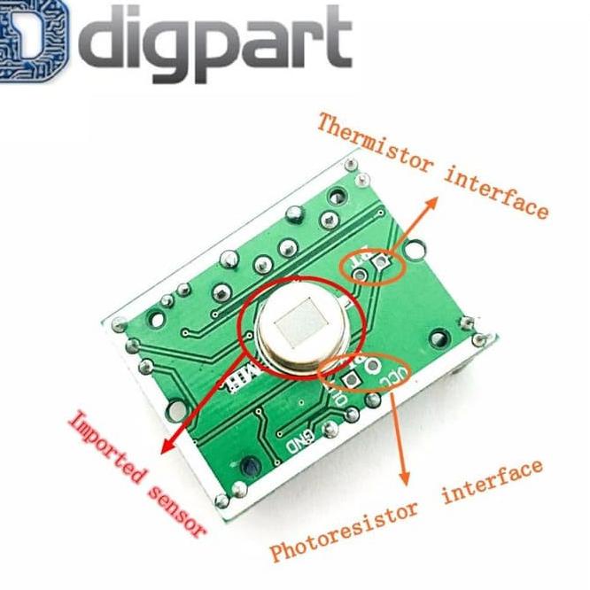 Jual SR501 HC-SR501 Adjust IR Pyroelectric Infrared PIR modul Motion ...