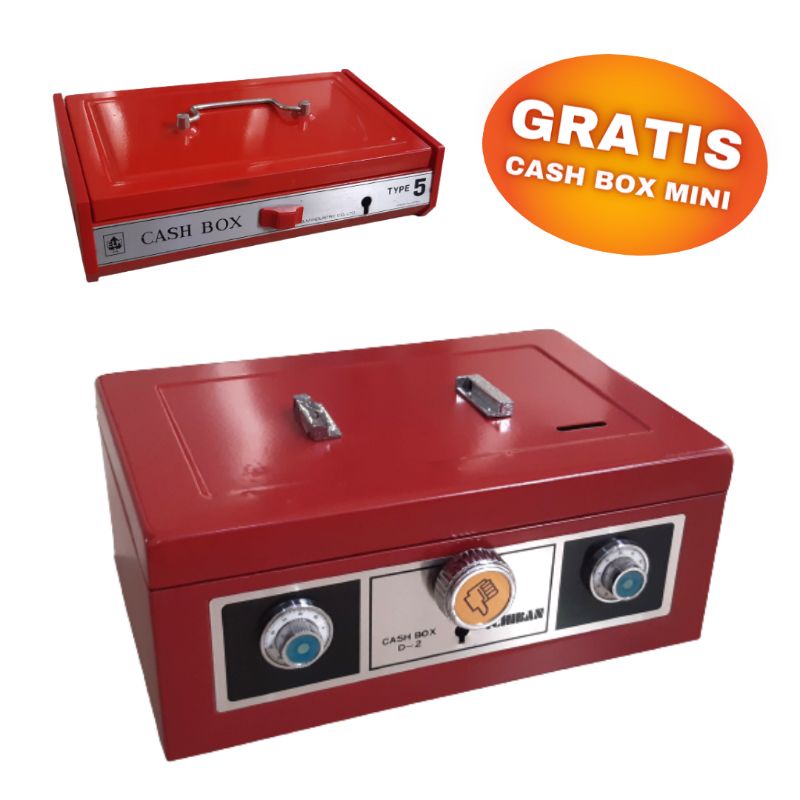 Jual Cash Box Ichiban D-2 /Brankas/Safe Deposit Box Jadul Bekas ...