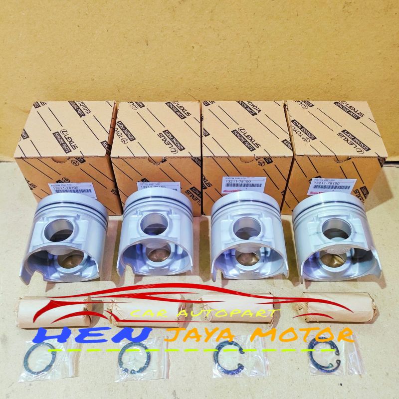 Jual PISTON ASSY DUTRO DYNA HT130 ORIGINAL W04D HARGA 4PC | Shopee Indonesia
