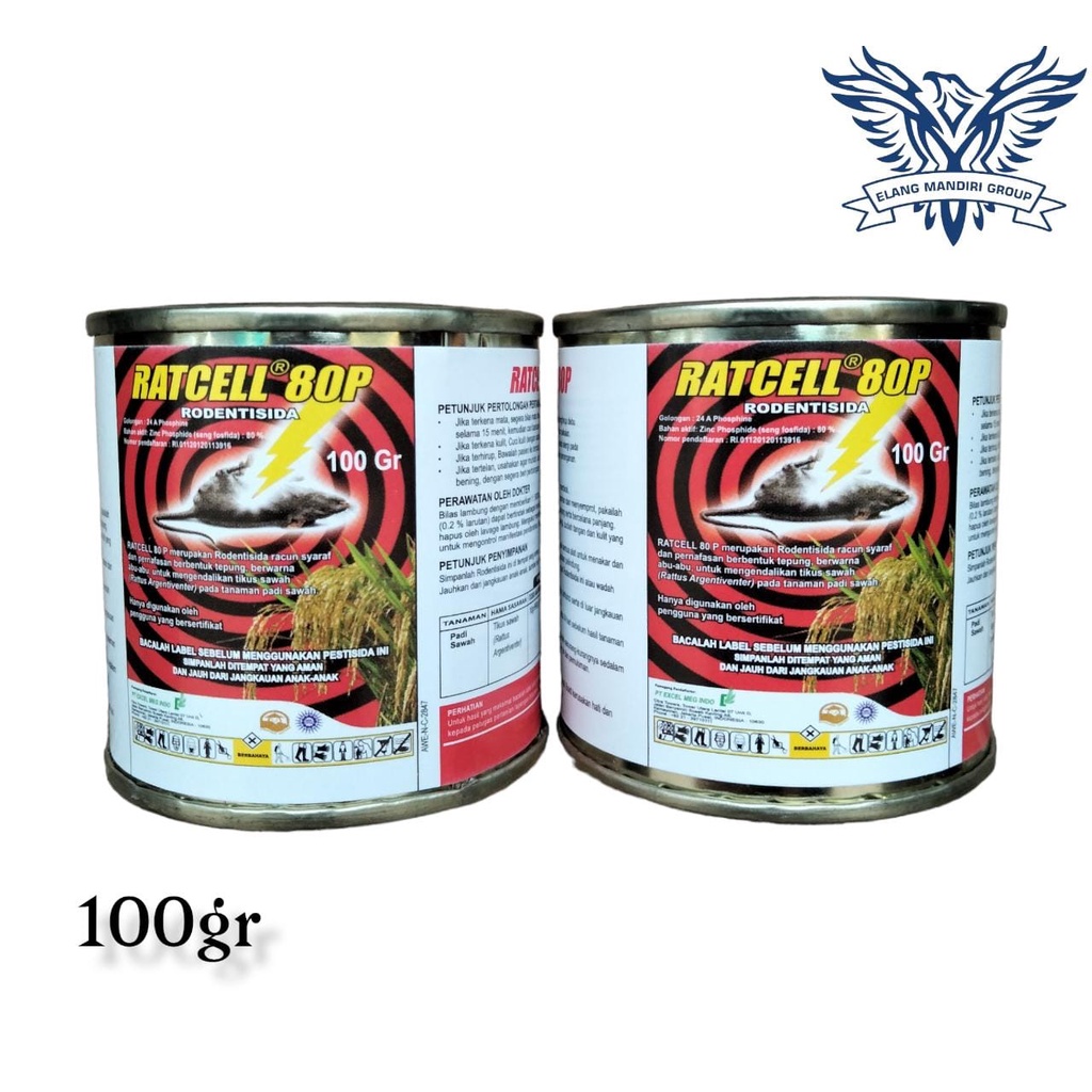 Jual Ratcell 100gr Rodentisida Racun Tikus Pembasmi Tikus Excel Phospit ...