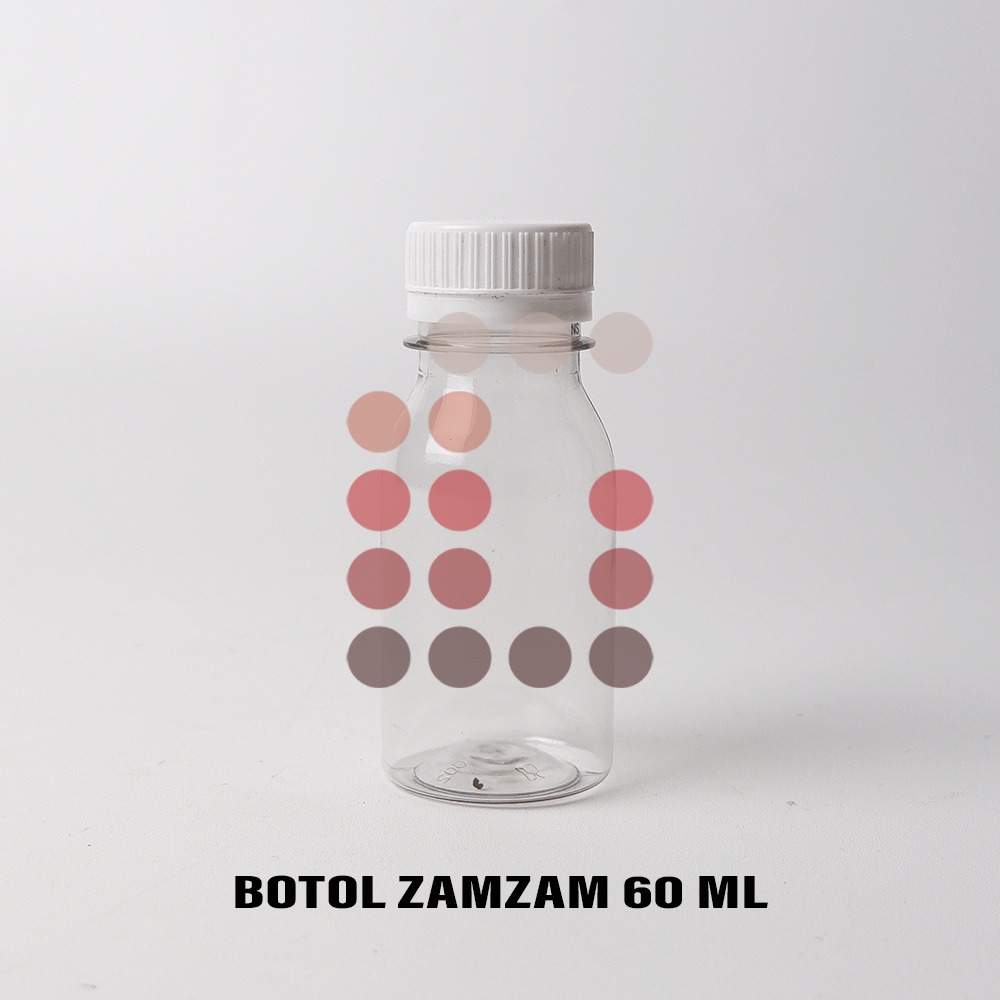 Jual BOTOL PLASTIK ZAMZAM 60 ML ISI 100 PCS | Shopee Indonesia