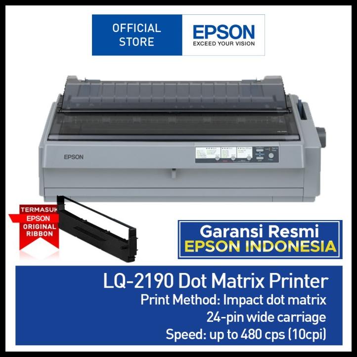 Jual Terbaru !!! Epson Lq-2190 Dot Matrix Printer | Shopee Indonesia
