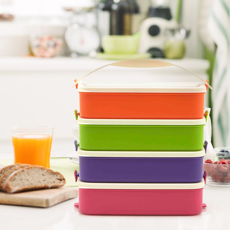 Jual rantang click to go 4 susun tupperware | Shopee Indonesia