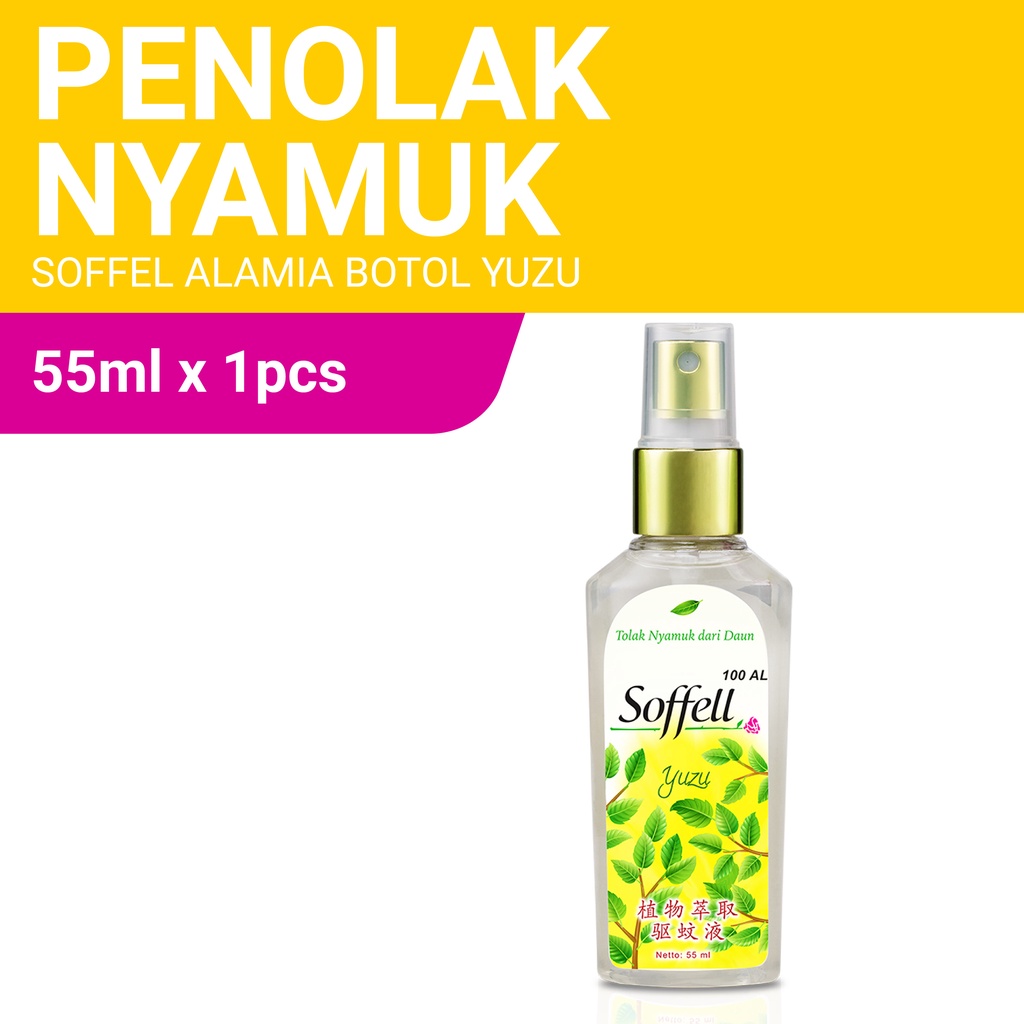 Jual Soffell Yuzu Alamia Botol Spray 55 ml | Shopee Indonesia