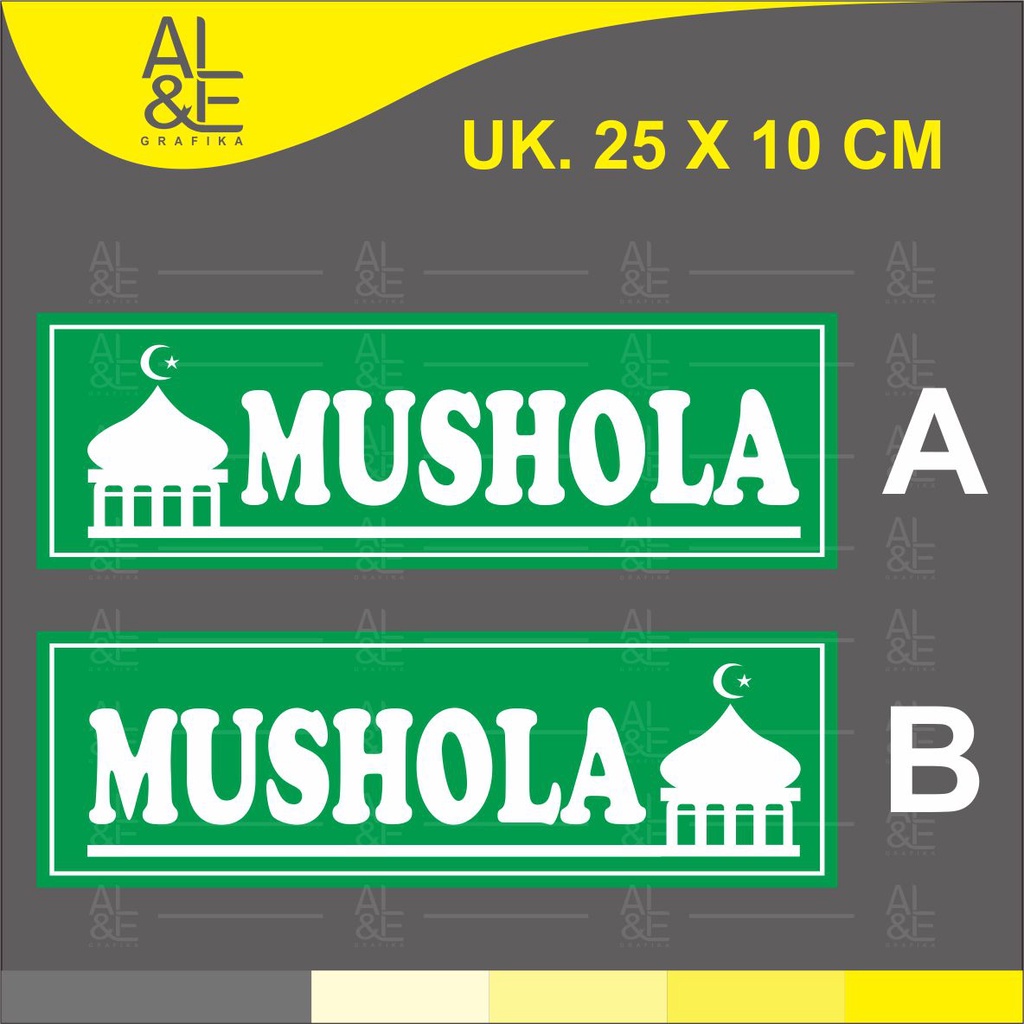 Jual 035 STIKER MUSHOLA - VYNIL STIKER RITRAMA INDOOR | Shopee Indonesia
