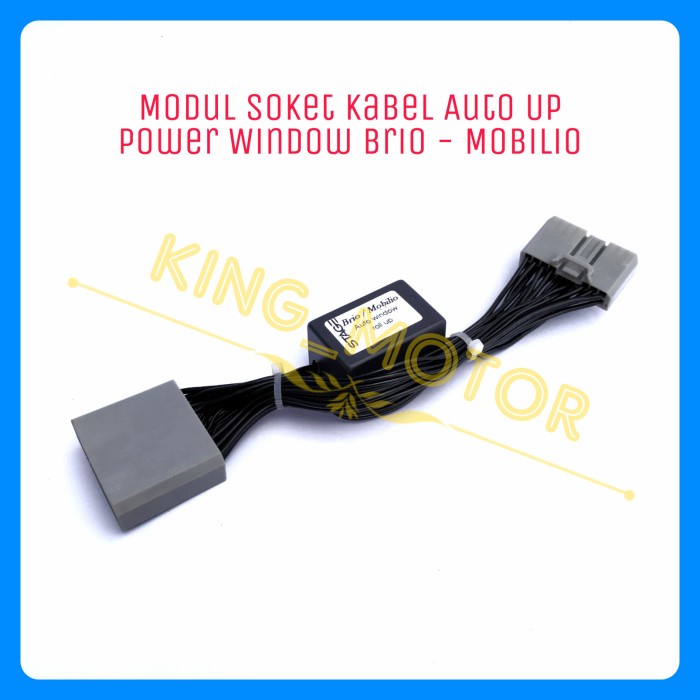 Jual Kelistrikan Modul Soket Kabel Auto Up Power Window Brio - Mobilio ...