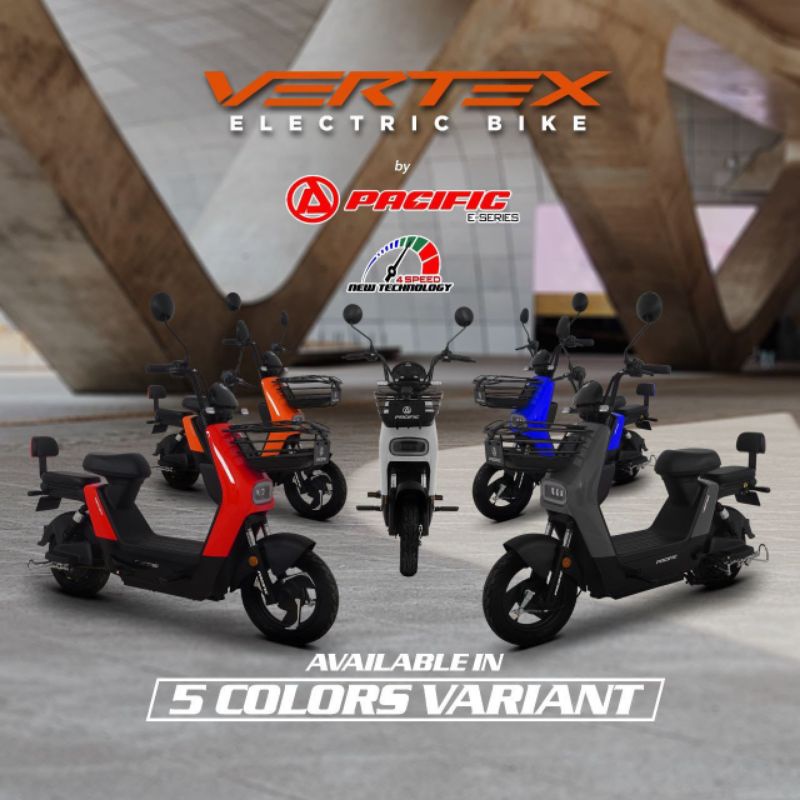 Jual Sepeda Motor Listrik Dewasa Pacific Vertex 650 Watt Murah / Electric Bike Pacific Vertex ...