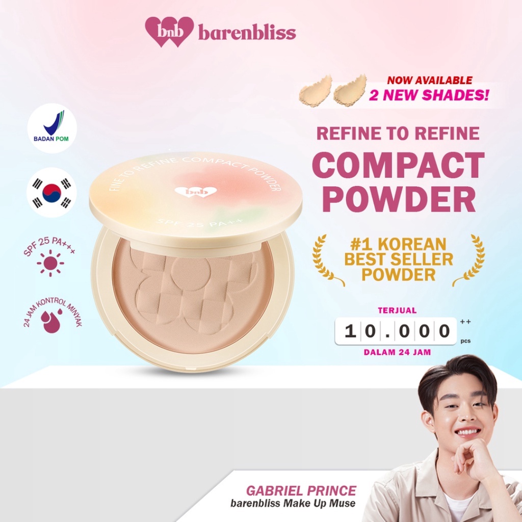 Jual BNB barenbliss Korean Bloomatte Fine to Refine Compact Powder 6g ...