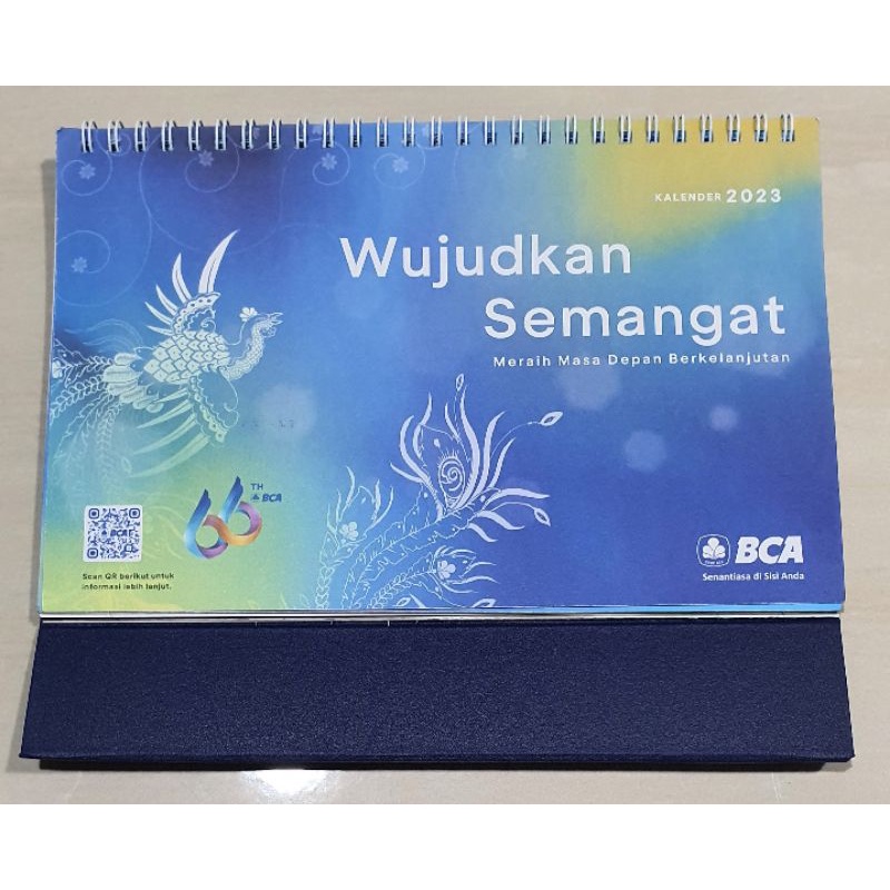 Jual Kalender Meja Bulanan Exclusive Bank BCA Tahun 2023 | Shopee Indonesia