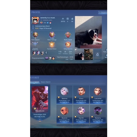 Jual Akun ML SULTAN Mobile Legends | Shopee Indonesia