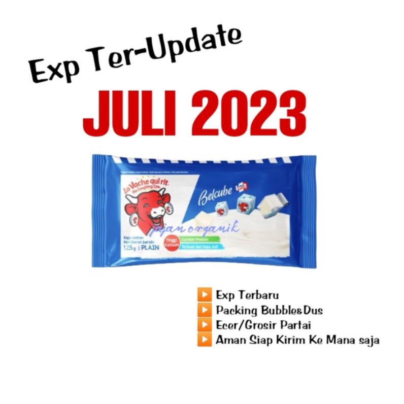 Jual Keju Belcube Mpasi / Laughing Cow Expdate Terbaru 2023 | Shopee ...