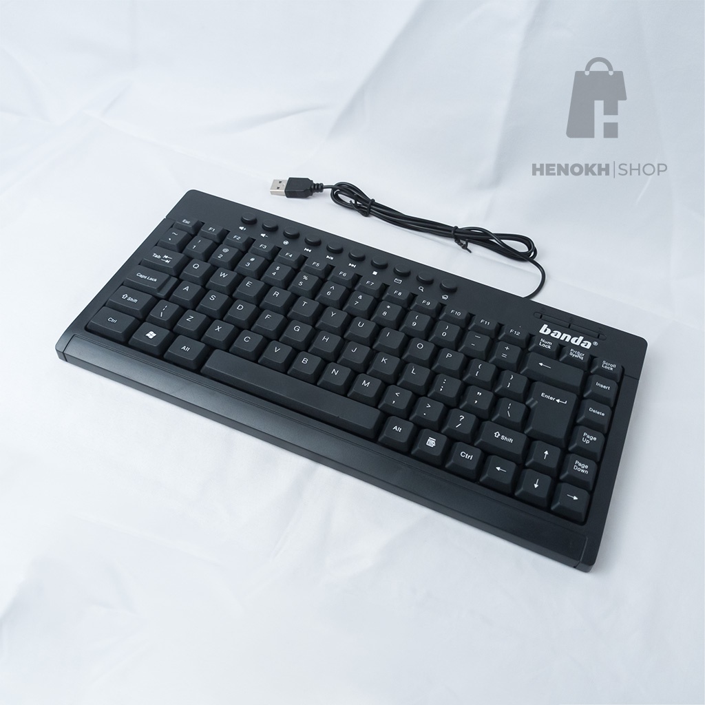 Jual Keyboard Mini USB BANDA K1000 / Keyboard Mini Slim External ...