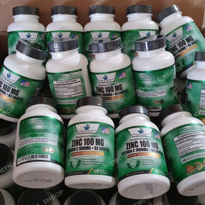 Jual Maximum Strength Zinc 100Mg American | Shopee Indonesia