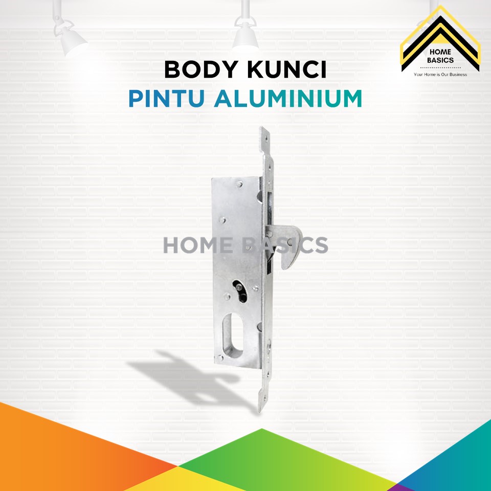 Jual Body Kunci Pintu Aluminium / Kunci Pintu Geser / Aluminium Sliding ...
