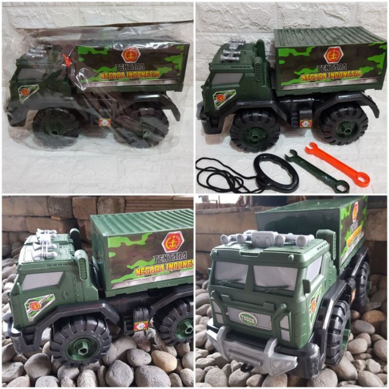 Jual Mainan Mobil Truk Tentara Ukuran Besar Jumbo - Mainan Mobil Truk ...