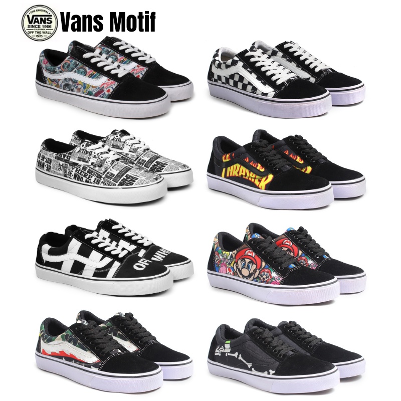 Jual SEPATU VANS AUTHENTIC OS FULL PRINT PREMIUM - SEPATU VANS CATUR ...