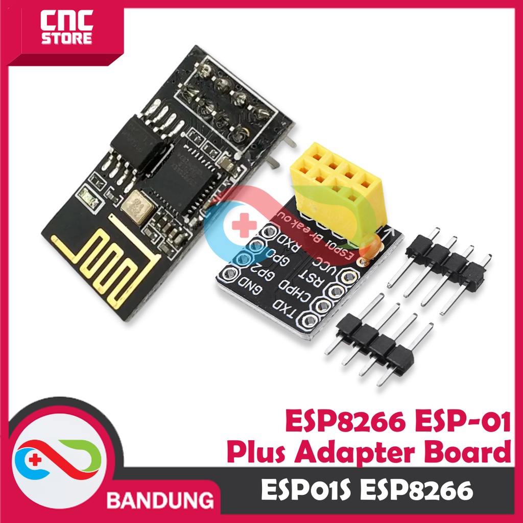 Jual PAKET BUNDLING ESP8266 ESP-01 PLUS ADAPTER BOARD | Shopee Indonesia