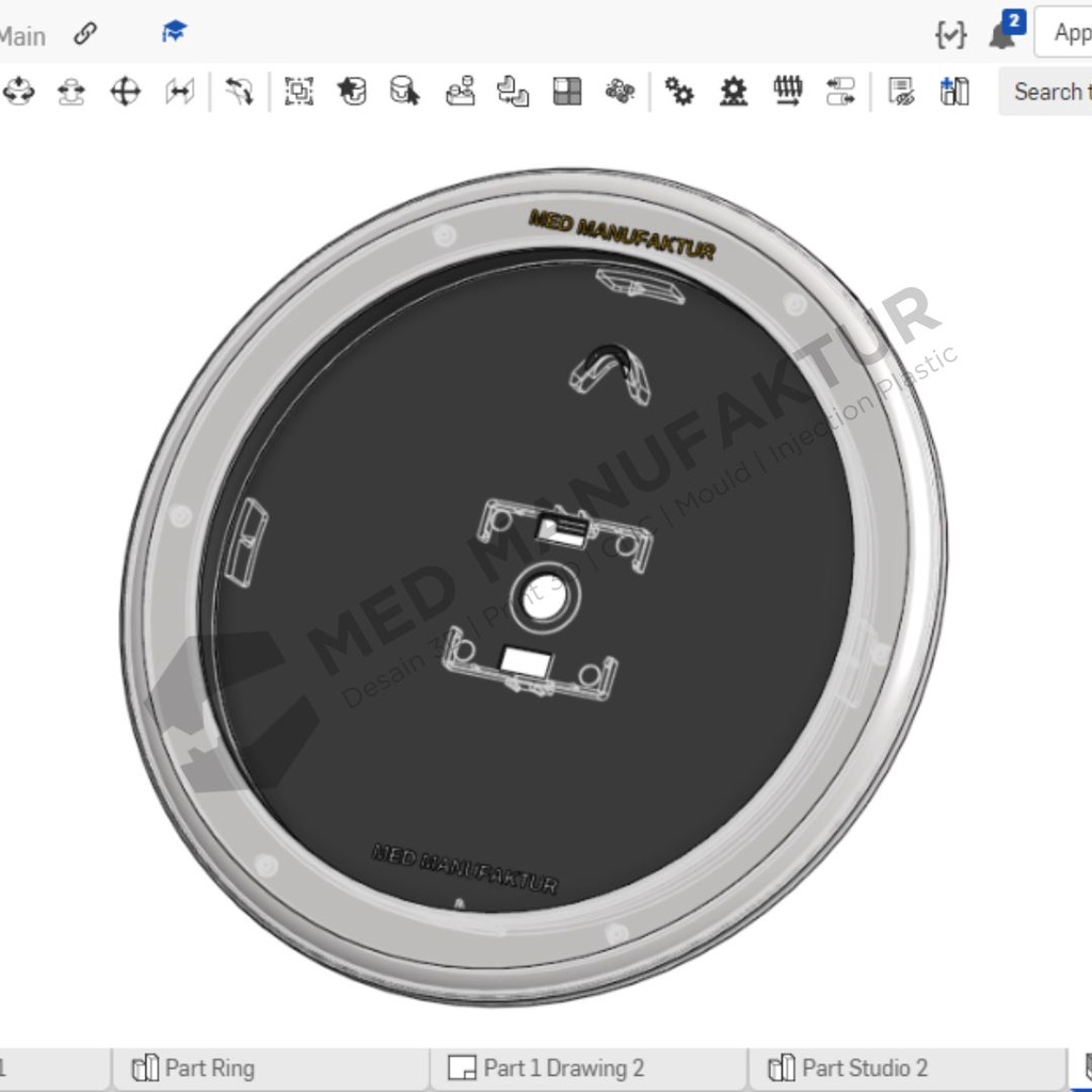 Jual Case Jam Dinding Promosi - Warna Ring Putih | Shopee Indonesia