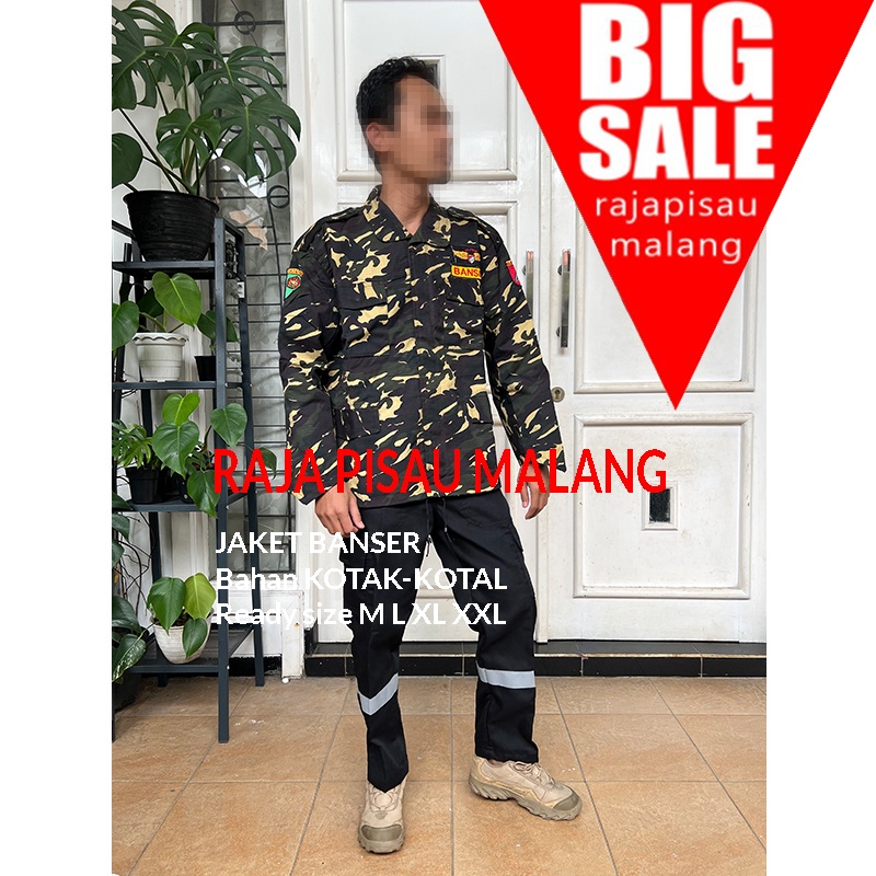 Jual Jaket Banser Nasional Bolak Balik kain TEBAL | Shopee Indonesia