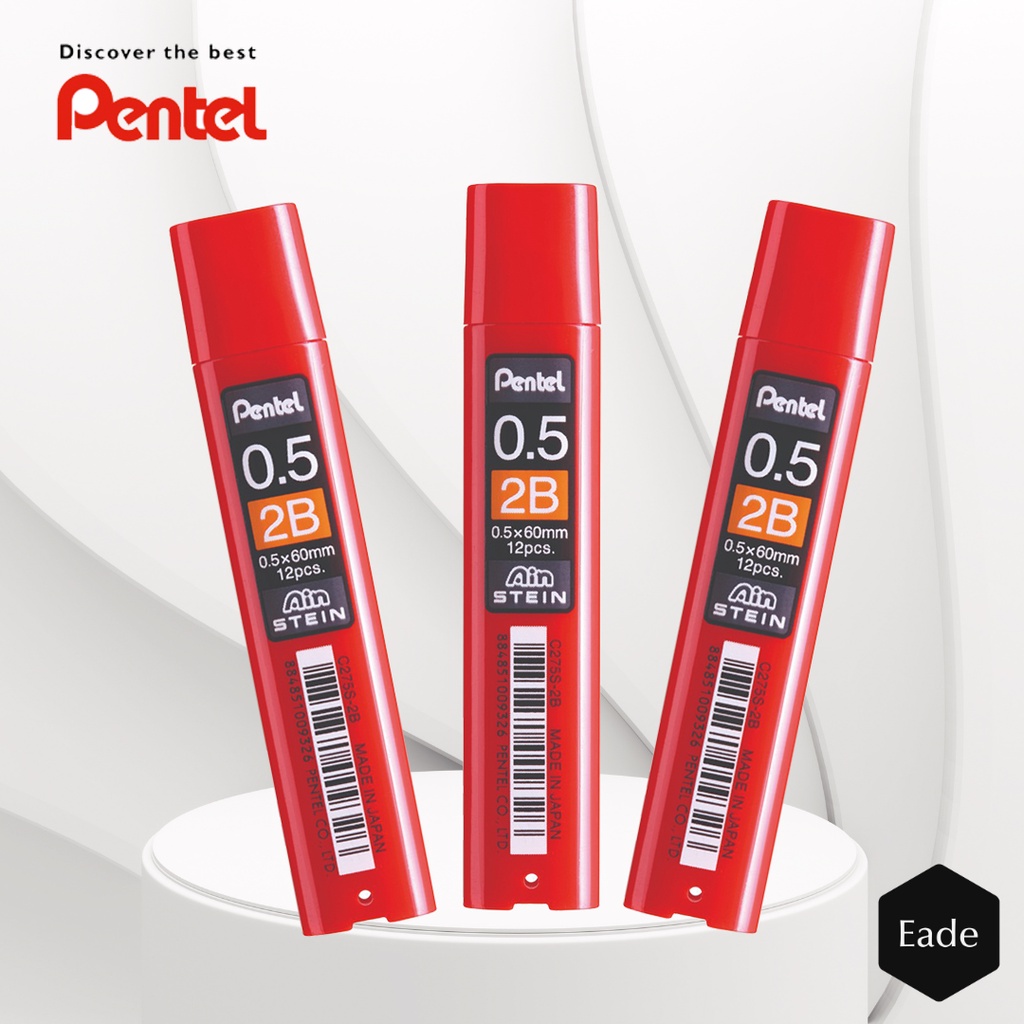 Jual Isi Pensil Mekanik 2B Pentel 0.5 MM - C275S - Refill Pensil Lead ...