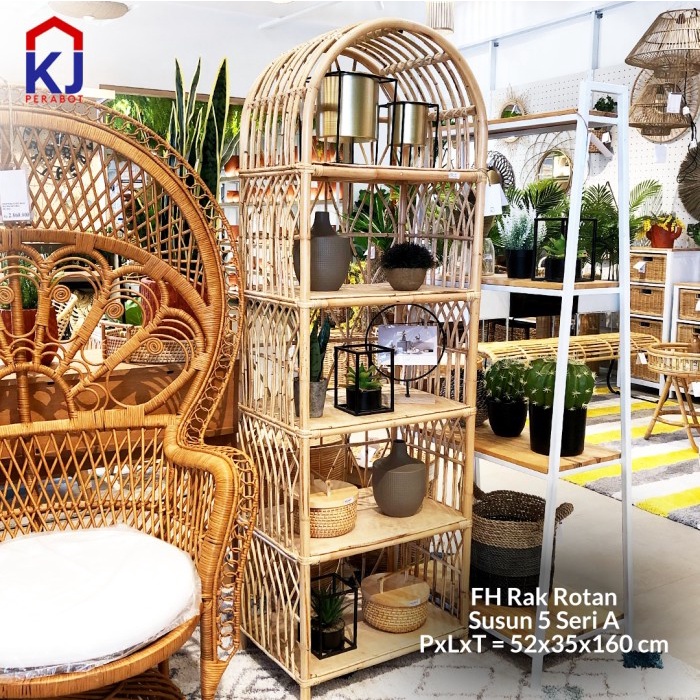 Jual Fh Rak Rotan Susun 5 Seri A #Original | Shopee Indonesia