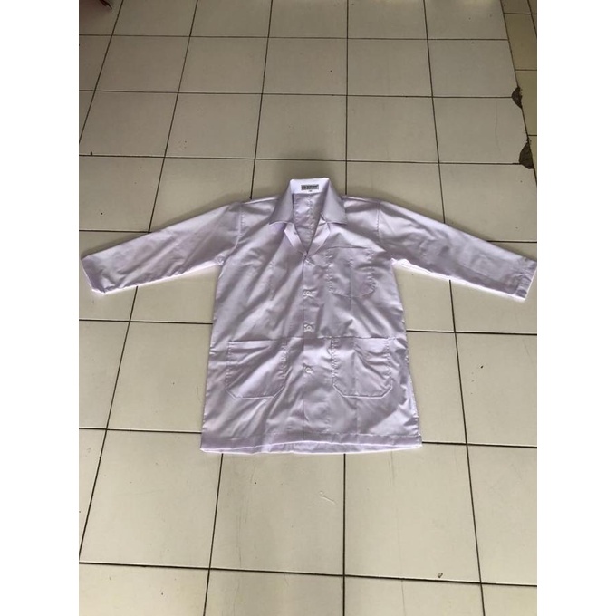 Jual Jas Laboratorium / jas lab lengan panjang katun (S-L) | Shopee ...