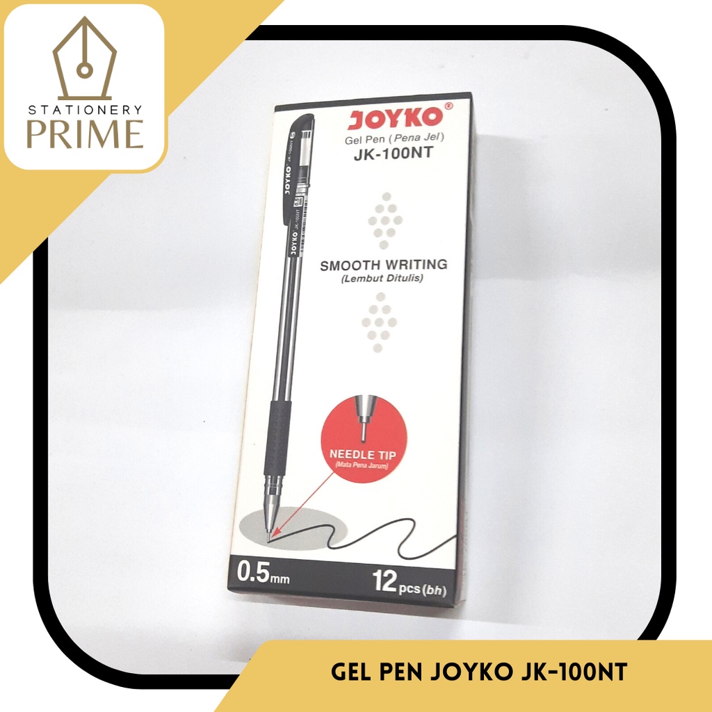 Jual Gel Pen Pulpen Joyko JK-100NT 0,5mm ( Isi 12 Pcs ) | Shopee Indonesia