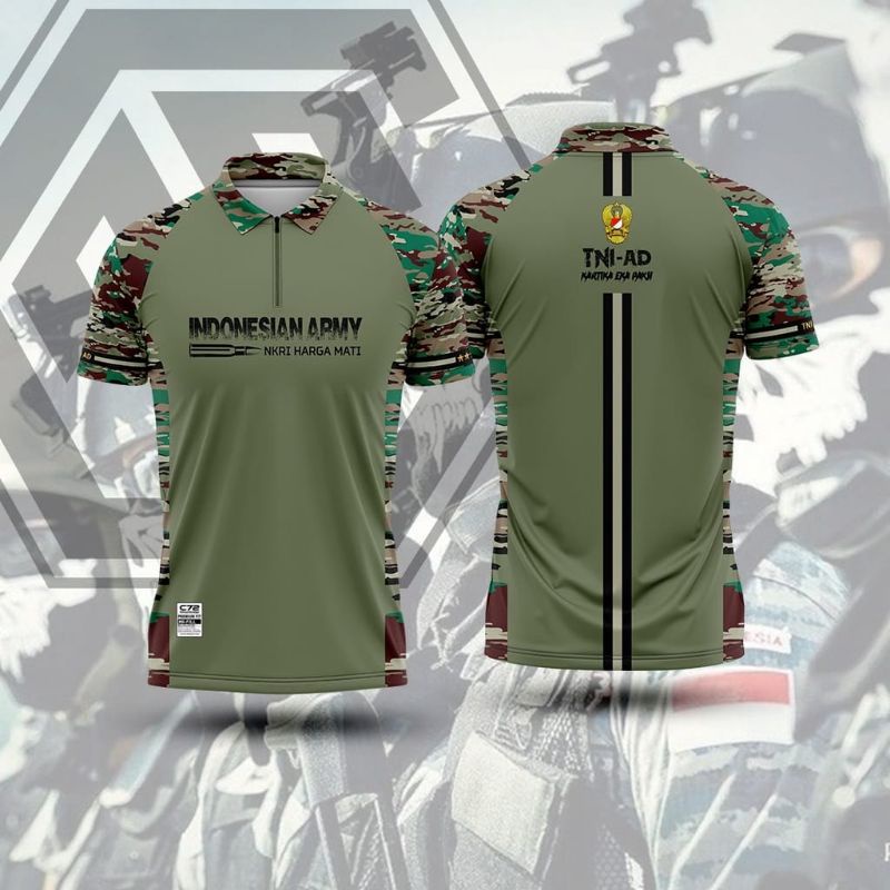 Jual KAOS JERSEY POLO TNI AD NEW LORENG MULTICAM TERBARU FULLPRINTING PREMIUM | Shopee Indonesia