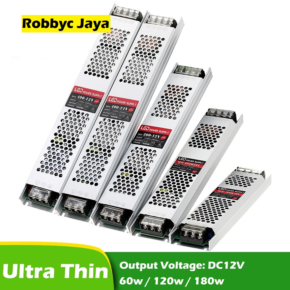 Jual SKYLITE Trafo Slim Power Supply Adaptor 12V 5A / 10A / 15A Trafo CCTV / Led Strip | Shopee ...