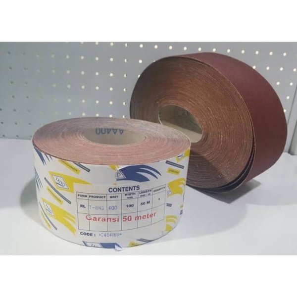 Jual Diskon Amplas Roll Taiyo Bangunan 50 Meter FULL Abrasive Rol Halus ...