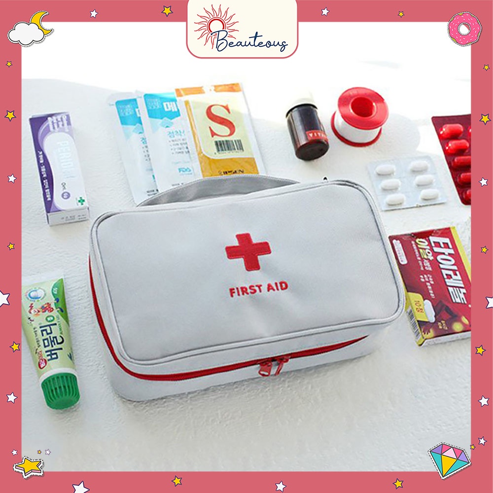 Jual Tas Medis P3K Pouch Medicine Bag Tempat Penyimpanan Obat First Aid ...