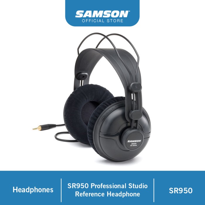 Jual Samson SR950 Professional Studio Reference Headphone | Shopee ...