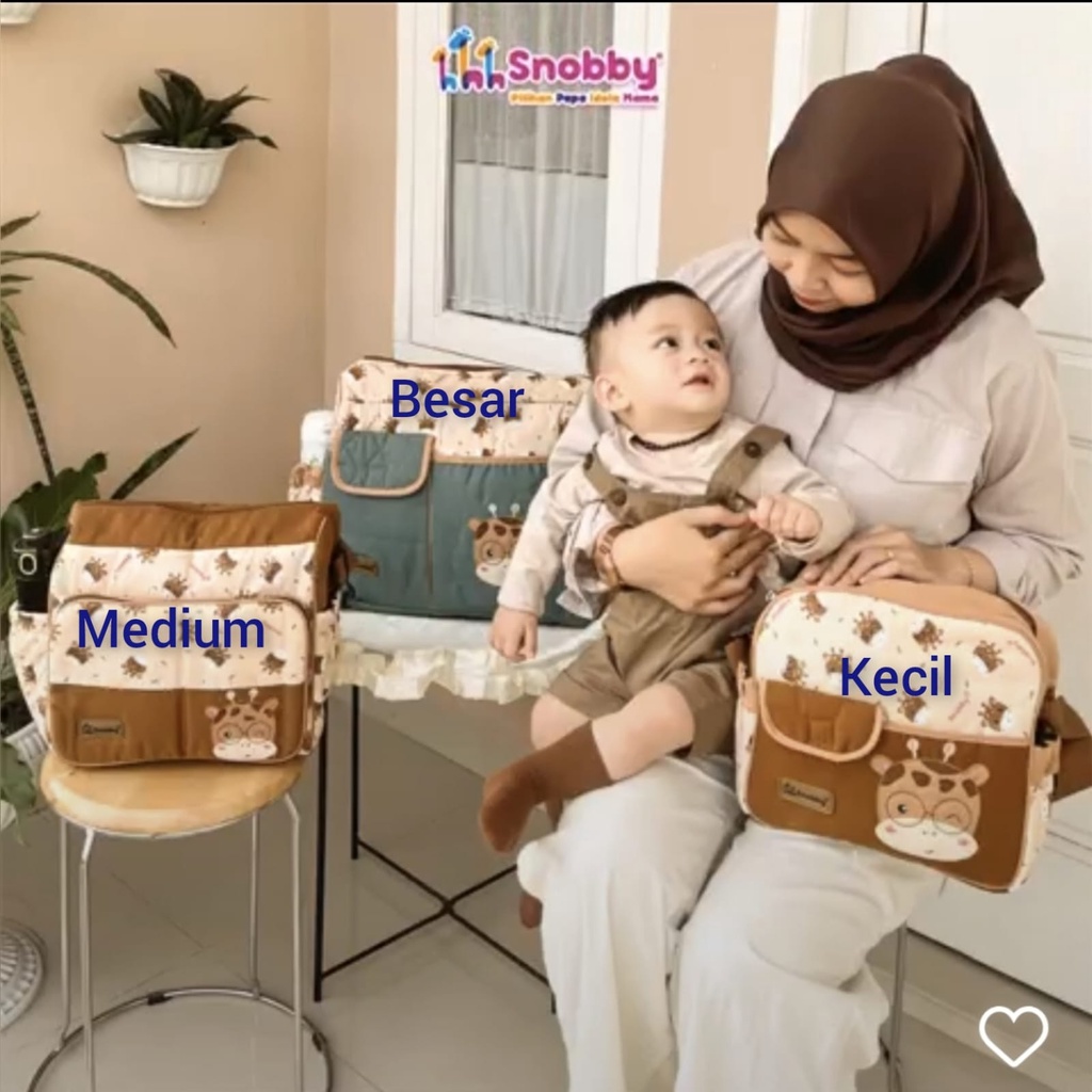 Jual Snobby Tas Bayi Kecil / Medium / Besar Saku Bordir Twiza Series - TPT 6971 - 3 | Shopee ...