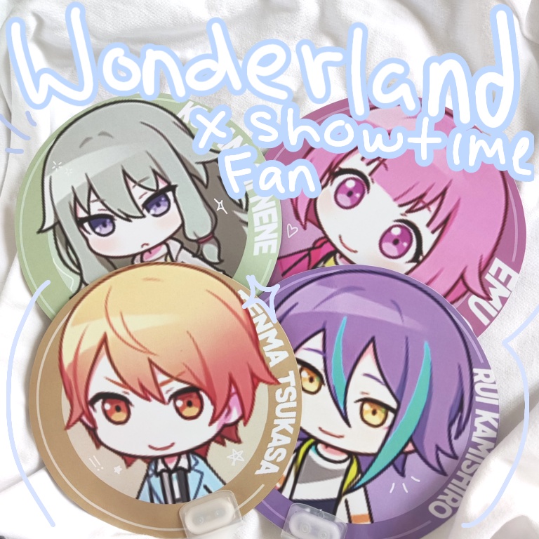 Jual wonderland x showtime handfan (rui, nene, emu, tsukasa) | project ...