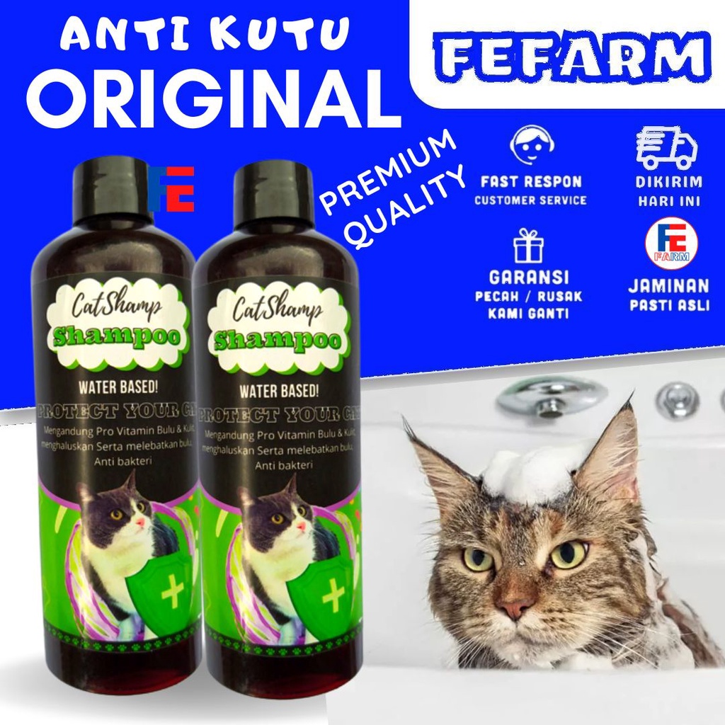 Jual Shampo Sampo Shampoo Catshamp 250ml Anti Kutu Kucing Cat Shamp No ...