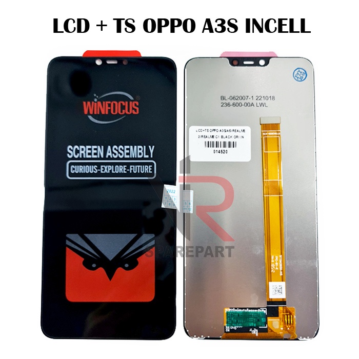 Jual LCD OPPO A3S / A5 / REALME 2 / REALME C1 FULLSET TOUCHSCREEN | Shopee Indonesia