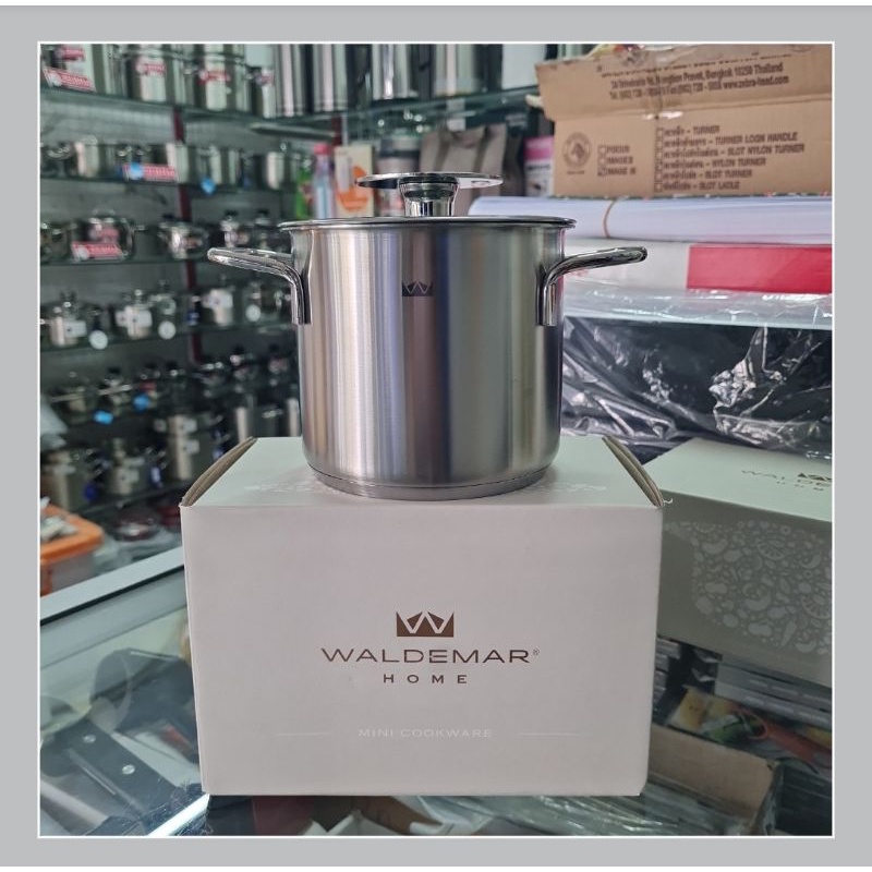 Jual 24010112 Mini Stock Pot 12x10.5 cm Glass Cover Waldemar by Bima ...