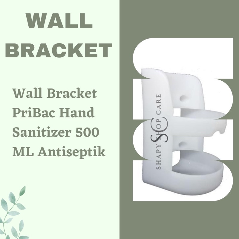 Jual Wall Bracket PriBac Hand Sanitizer 500 ML Antiseptik - Bracket ...