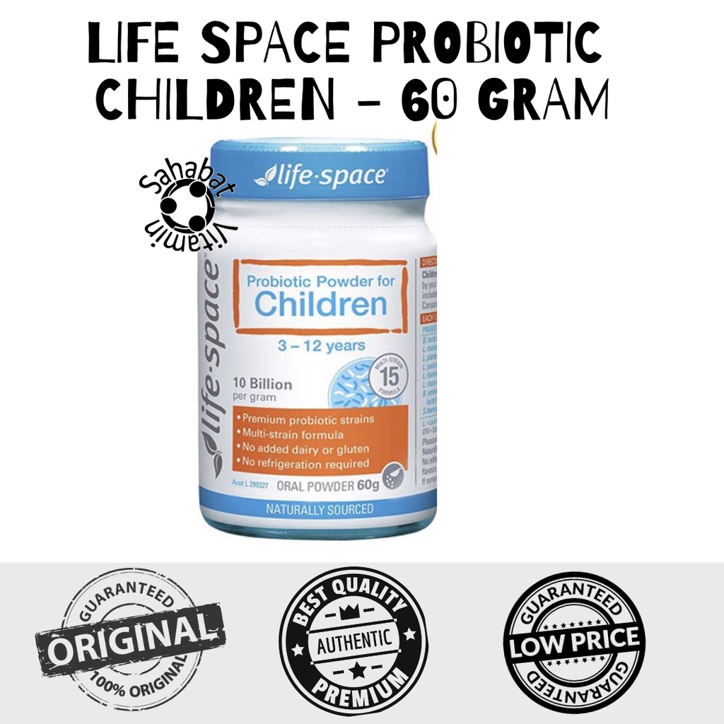 Jual Life Space Probiotic Children 60 Gram / Imun anak, vitamin anak ...