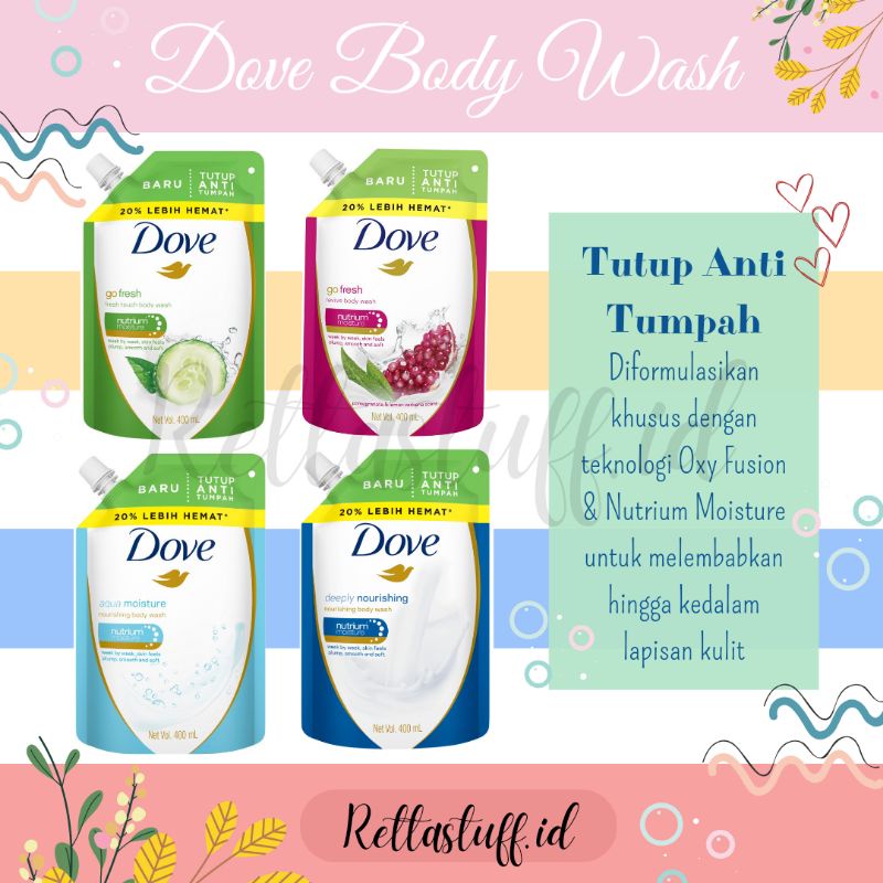 Jual DOVE BODY WASH NUTRIUM MOISTURE ALL VARIAN 100% ORIGINAL | Shopee ...